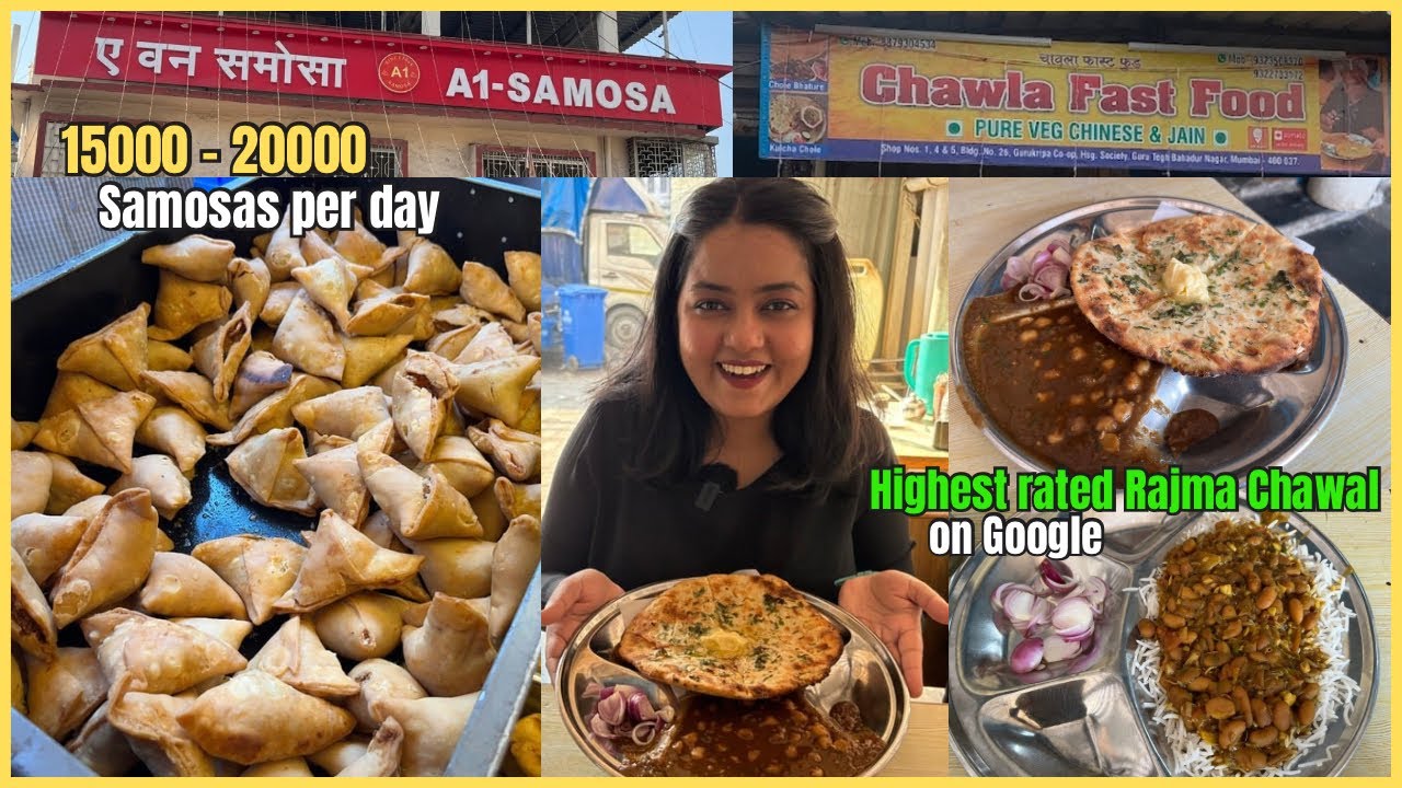 Mumbai's No 1 Samosa | 90/- Rs Best Dhaba Food | Chinese cheese samosa ...