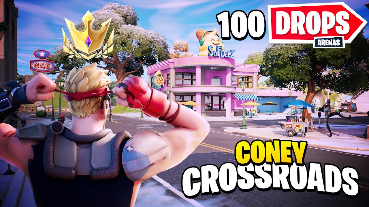 100 DROPS - Coney Crossroads (Arenas) - YouTube