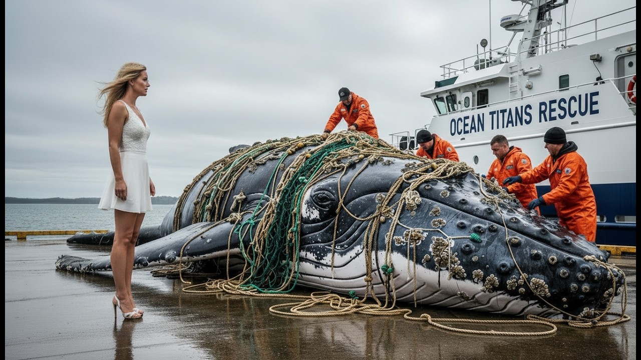 Crying For Help😭! Giant Blue Whale 🐋Saved From Suffocating Shells🐚 ...
