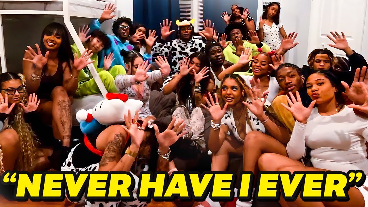 Tylil Plays NEVER HAVE I EVER With Zoe, Zeddy, Gio & MORE! - YouTube