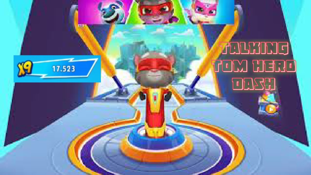 My New Buddy Talking Tom Hero Dash Dash - YouTube