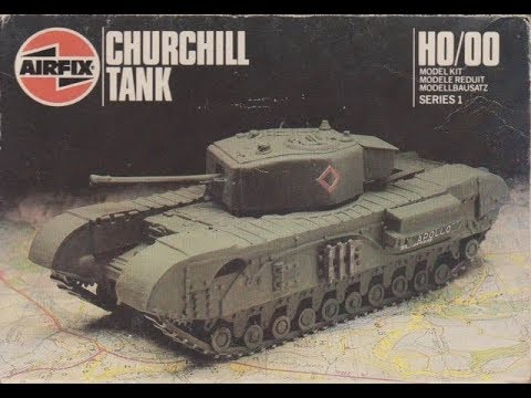 Airfix Churchill Tank 1/76th Scale In Box Review - YouTube