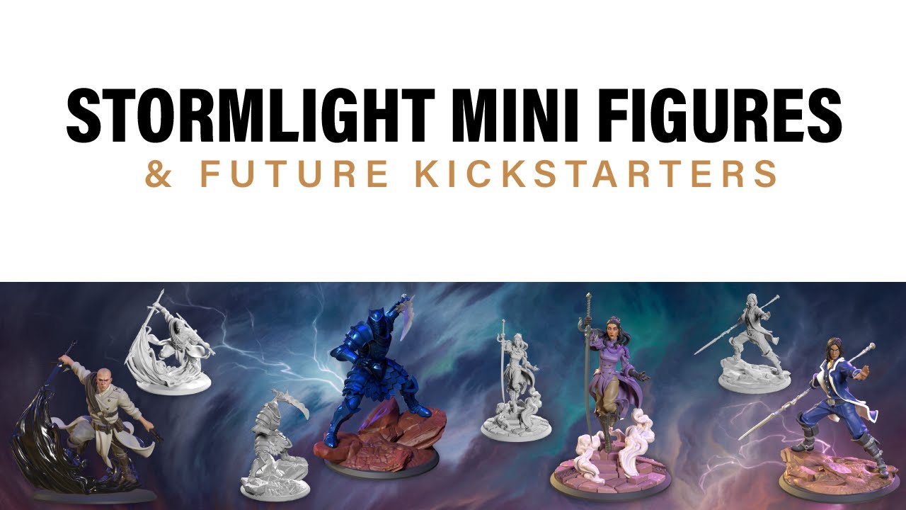 Stormlight Mini Figures & Future Kickstarters - YouTube