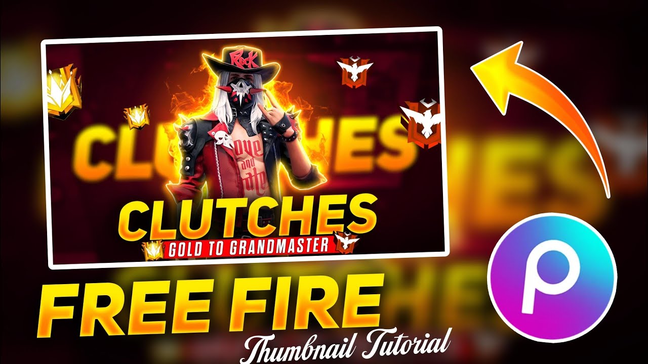 How To Make Free Fire Thumbnail In PicsArt 🔥 Free Fire Thumbnail kaise ...