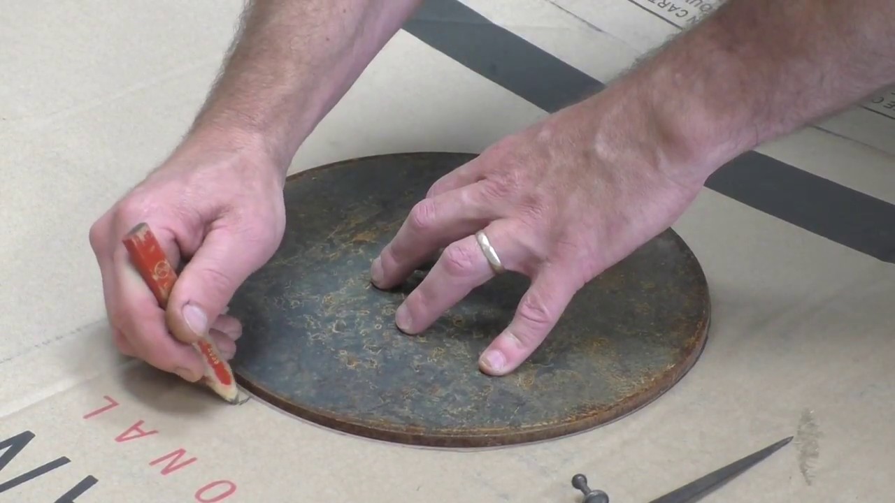 We made a Table Out of a Sand Casting Pattern for a Flywheel - YouTube