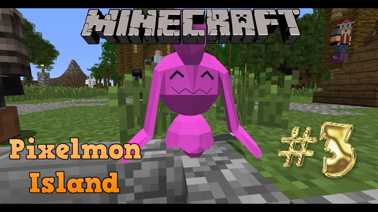 Minecraft - Pixelmon Island - Part 3 - Grotle to the MAX - YouTube