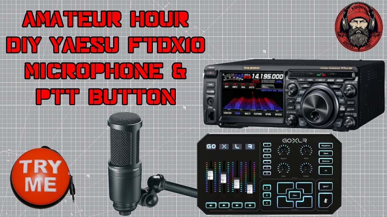 [AMATEUR HOUR] Yaesu FTDx10 DIY Microphone/PTT Adapter - YouTube