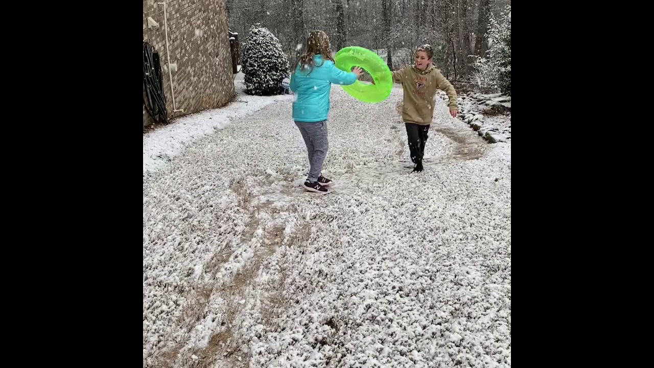 Playing In Snow!!! - YouTube