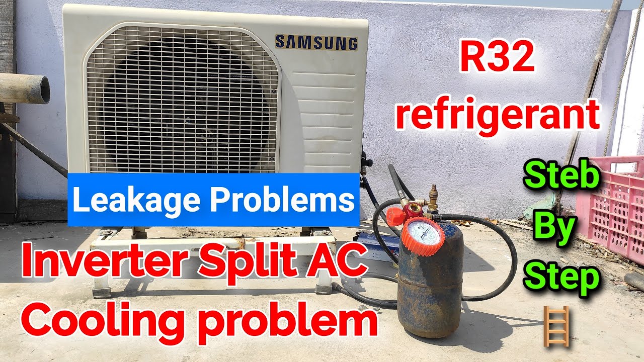 R32 gas charging, Inverter AC Not proper cooling, Inverter Split Ac gas ...