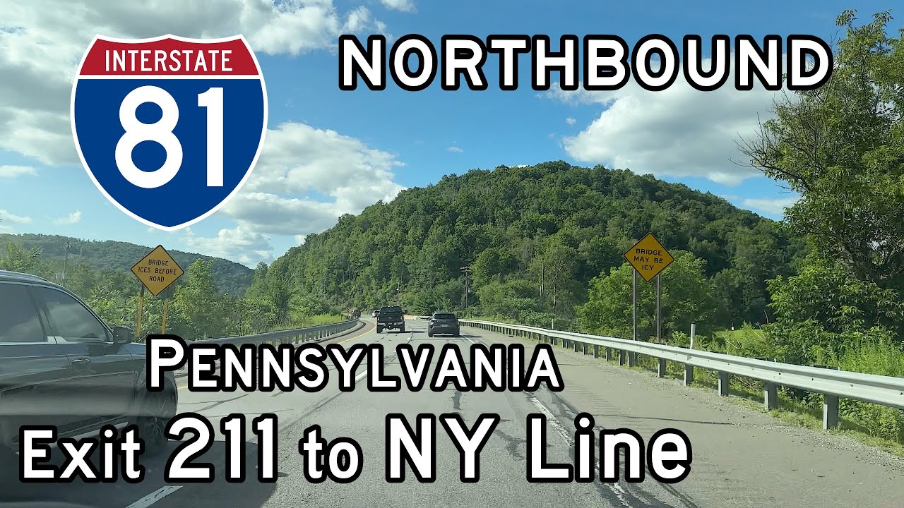 Interstate 81 Pennsylvania (Exit 211 to NY State Line) Northbound - YouTube