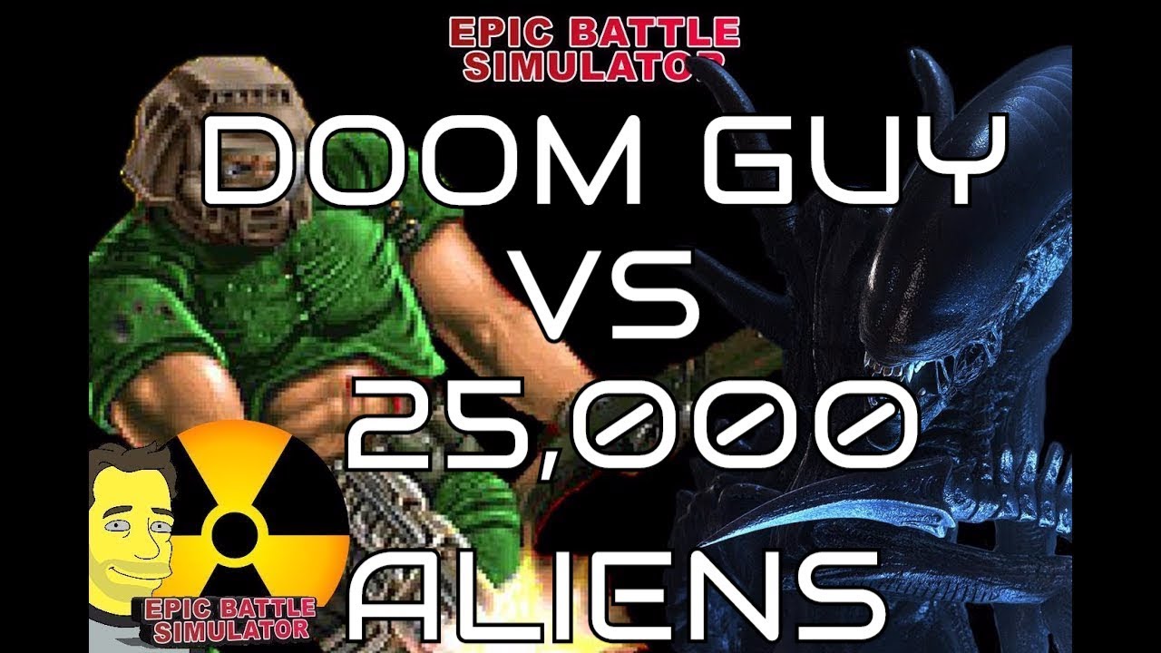 UEBS DOOM GUY VS 25,0000 ALIENS - YouTube