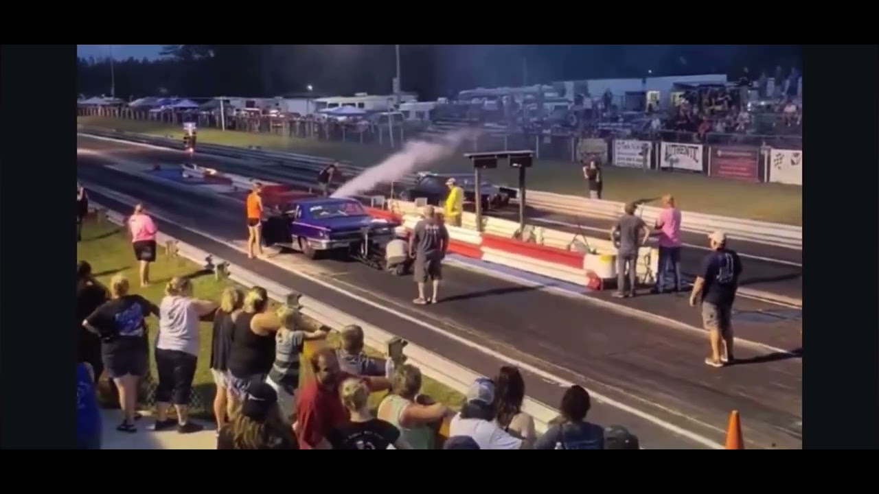 Door to door drag race at Northern Michigan Dragway top door slammers ...