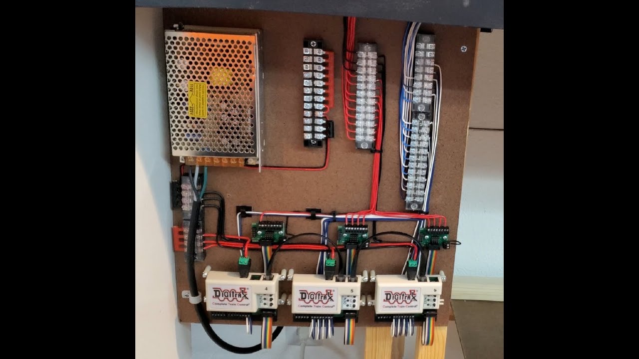 DC Power Panel and DC wiring for the Industrial and Scenic Sections ...