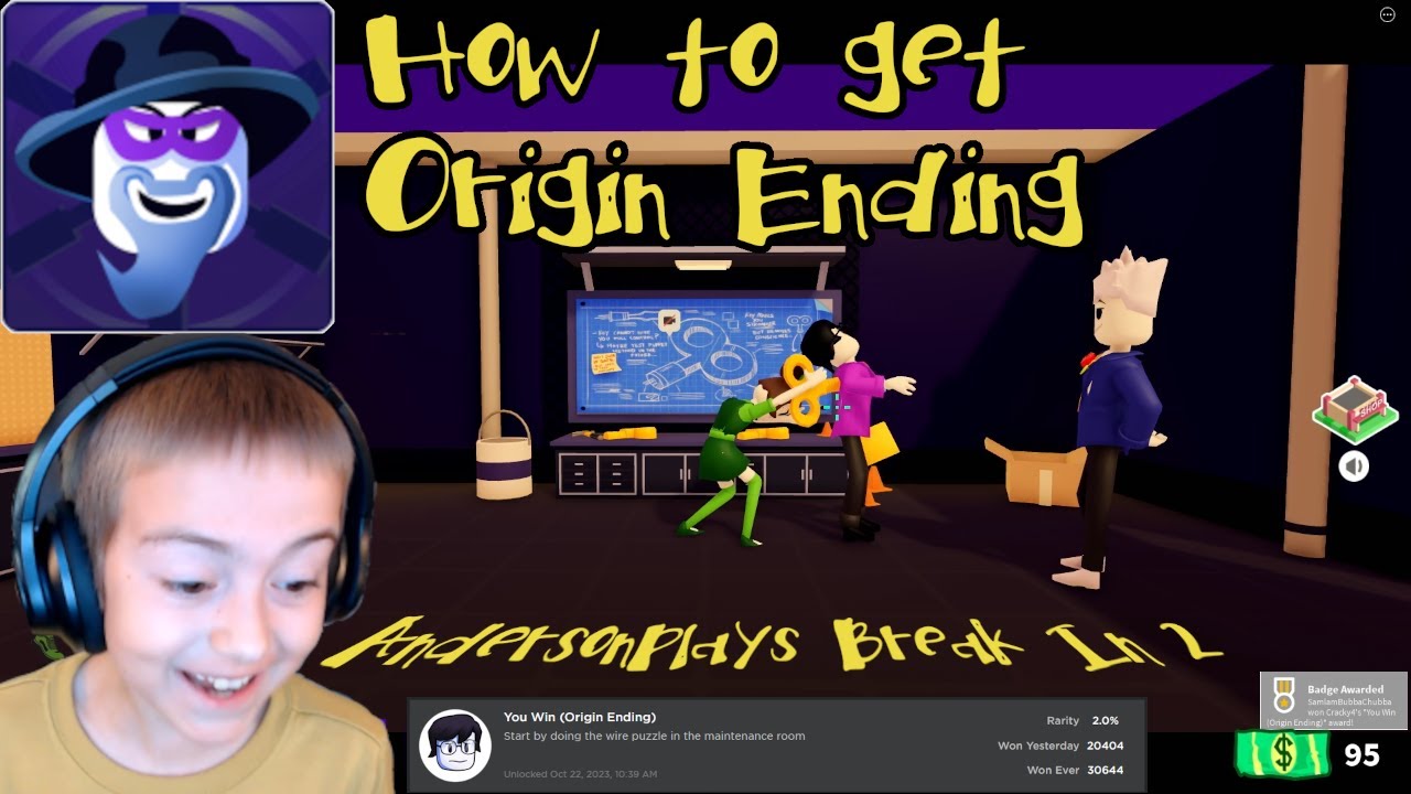 AndersonPlays Roblox Break In 2 (ORIGIN ENDING) - How To Get Origin ...