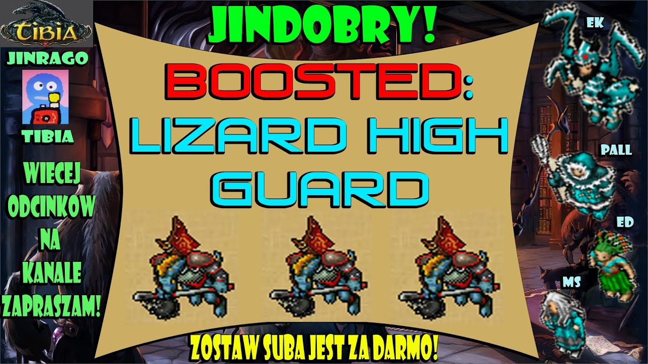 Tibia - Zao: Lizard High Guard Boosted - YouTube