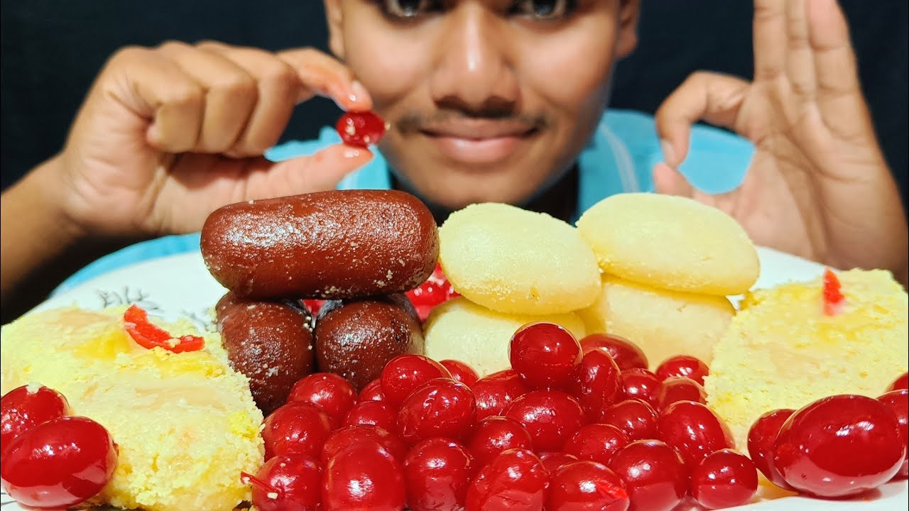 ASMR EATING AMAZING SWEET INDIAN RASGULLA 🤤👌 || ASMR EATING VIDEO ...