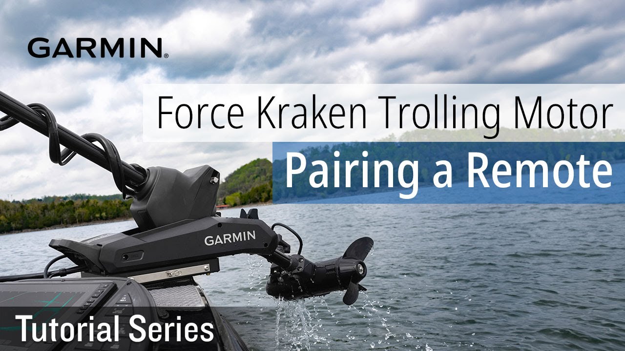 Tutorial - Force Kraken Trolling Motor: Pairing a Remote - YouTube