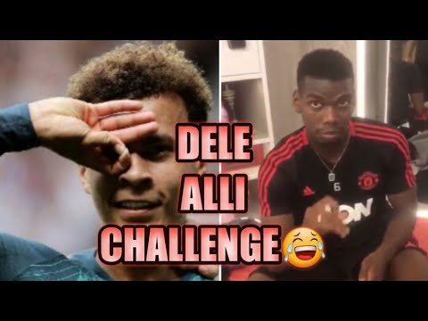 Famous Footballers attempt the Deli Alli Celebration Challenge👌|Can you ...