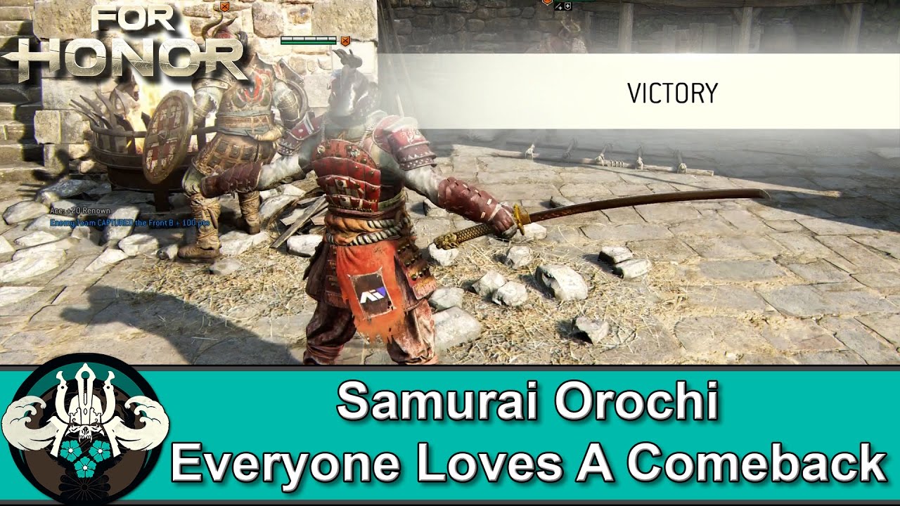 For Honor | Everyone Loves A Comeback - Samurai Orochi Gameplay on PS4 ...
