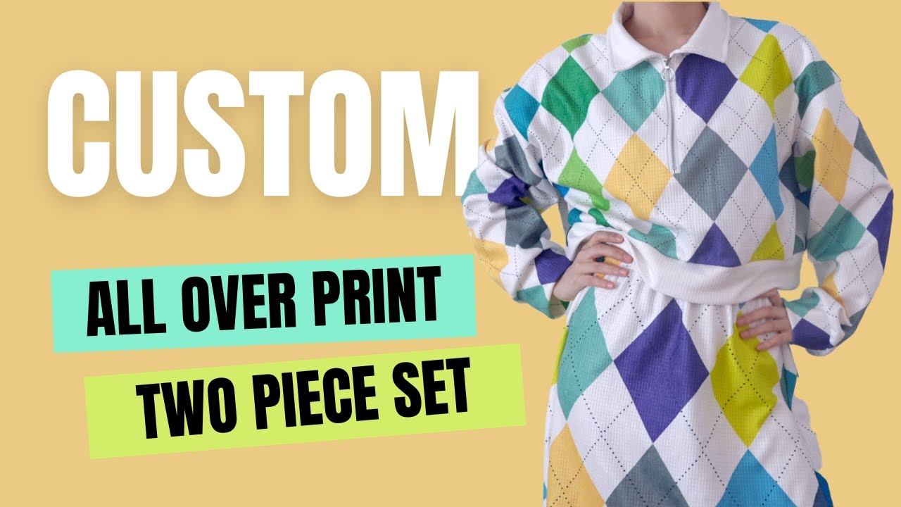 Design Your Own Two Piece Set With Yoycol Print On Demand - YouTube