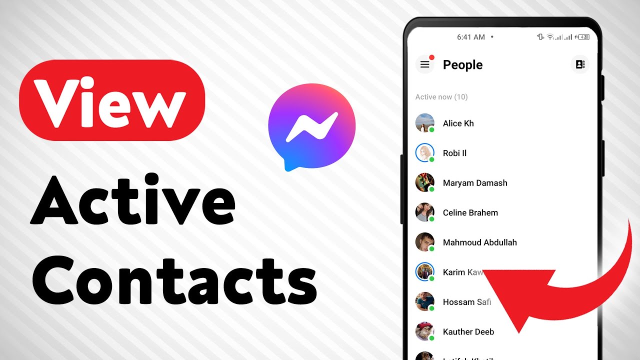 How to View Active Contacts on Messenger (Updated) - YouTube