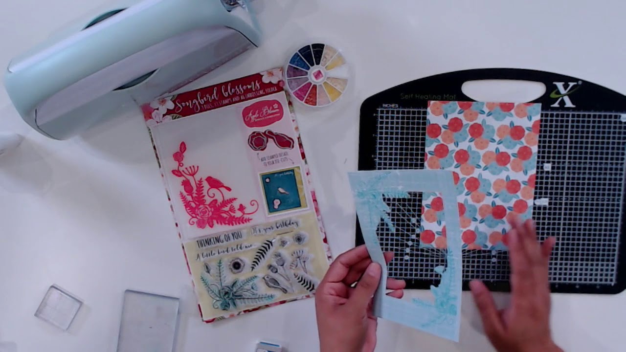 Easy Stamped Aperture Card - YouTube