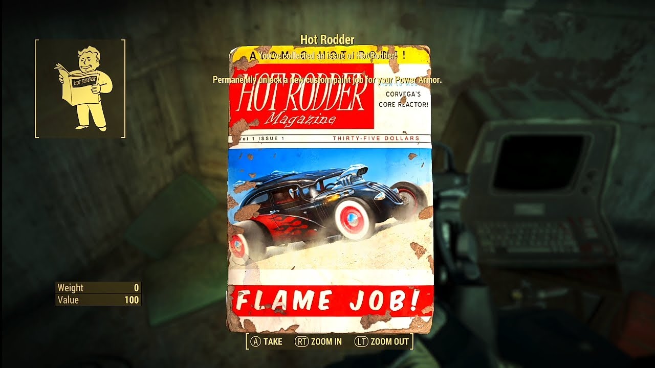 Where to find hot rod flame job for powerarmor fallout 4. #fallout # ...