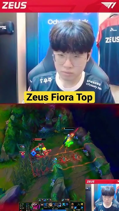 T1 Zeus Fiora Top leo rank khét lẹt 🫣#highlights #zeus #t1 - YouTube