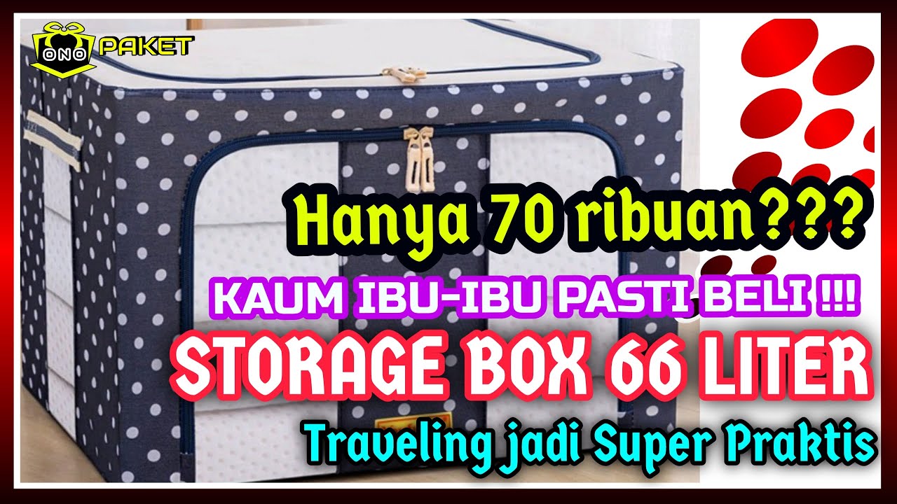 Storage Box Keren dan Murah Ono Paket - YouTube