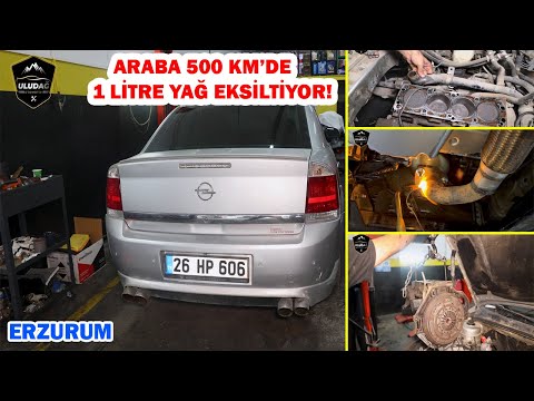 2004 OPEL VECTRA C 1.6 MOTOR REKTİFİYE (Araba 500 km'de 1 Litre Yağ Yakıyor-Hararet Yapıyor)
