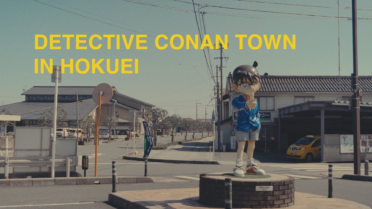 Explore the REAL Detective Conan Town in Hokuei, Tottori - YouTube