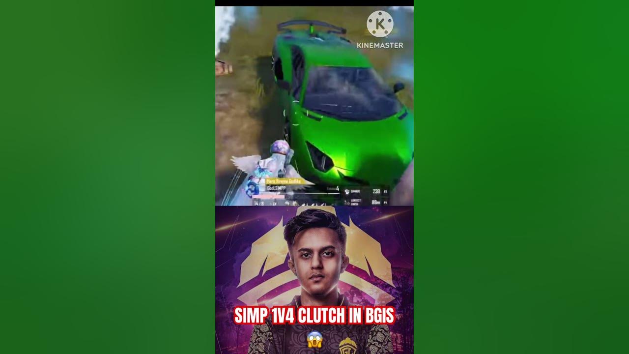 🇮🇳Simp 1v4 Clutch in Bgis 😱 1v4 Clutch @simppgamingg 🥵 #bgmi #bgis #bgissimp1v4 #shorts #pubg ...