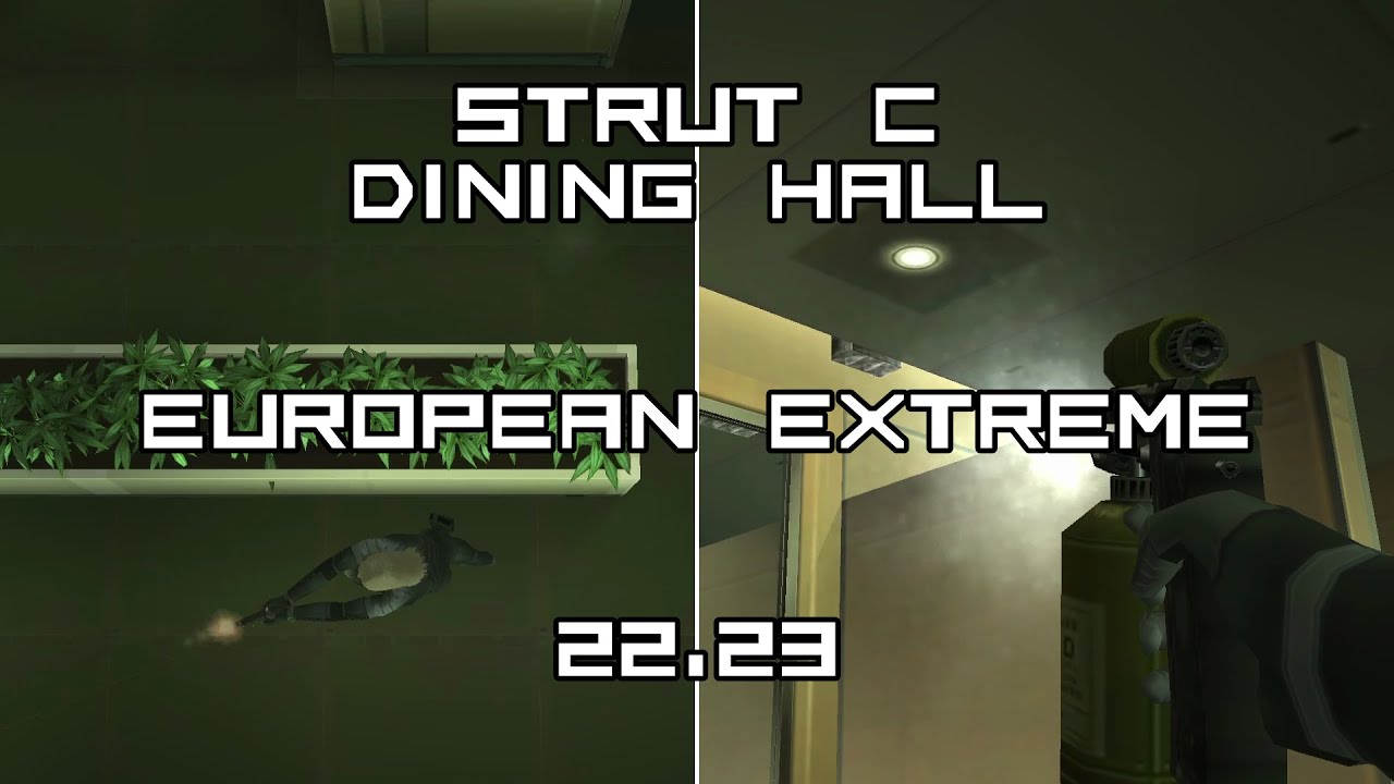 MGS2 Substance - Strut C Dining Hall, European Extreme - 22.23 - YouTube