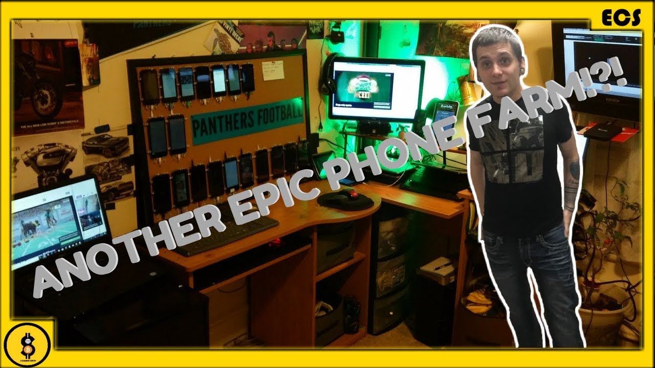 PHONE FARMERS UNITE! #5 | The MOST epic phone farm yet!?! - YouTube