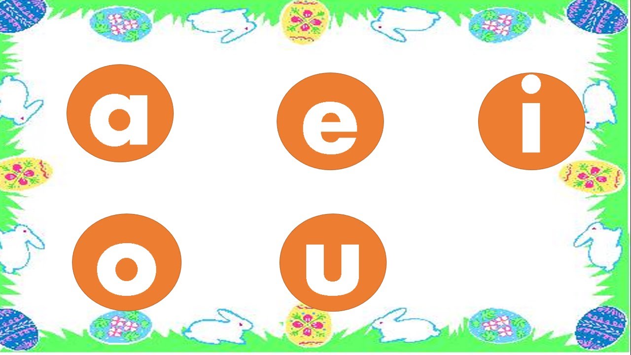SHORT VOWEL SOUNDS For kindergarten - YouTube