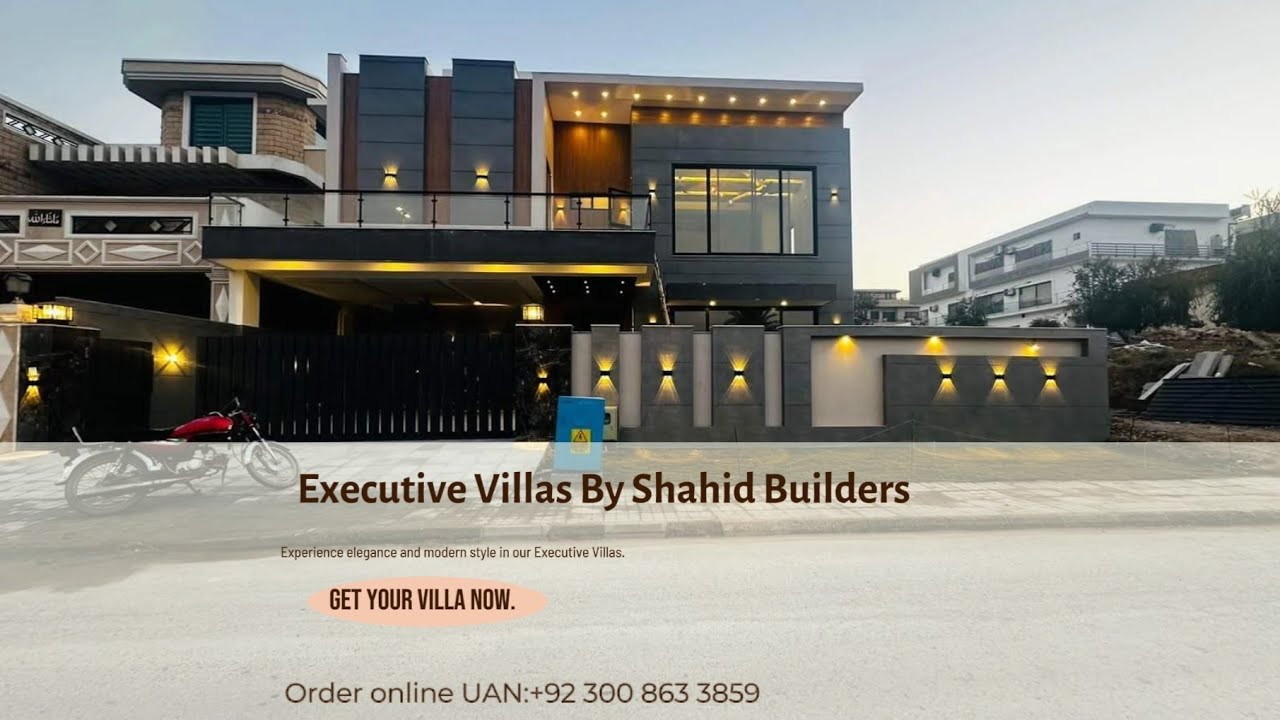 10 Marla Executive Villa Design By Shahid Builder & Developer - YouTube