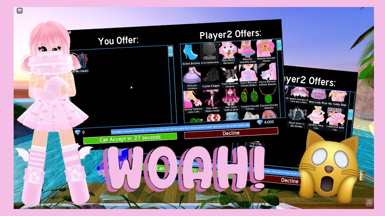 WHAT PEOPLE TRADE FOR BAT MO HEELS PART 2! 🦇| ROYALE HIGH | DALE ...