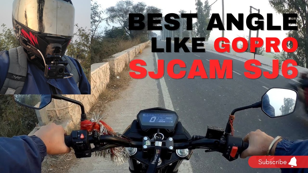Sjcam sj6 Legend VS Gopro || Best Motovlog Camera setup & Perfect Angle ...