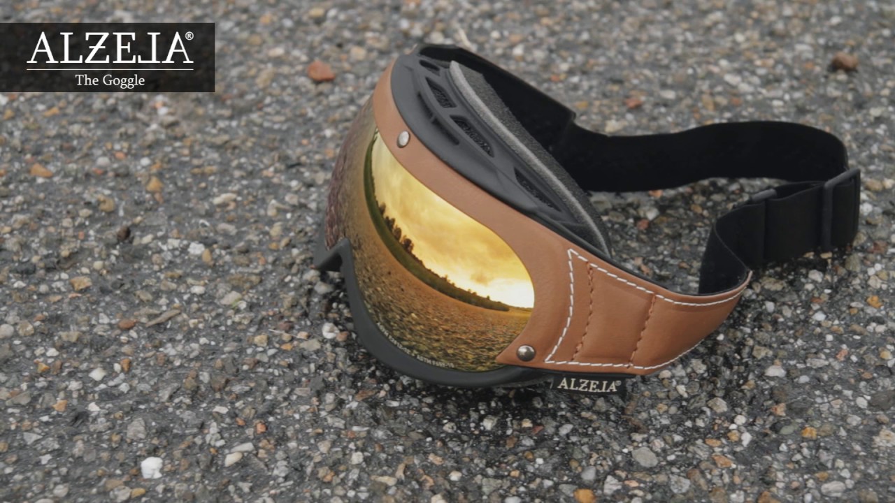 ALZELA The Goggle | BIKER MOTO GUZZI - YouTube