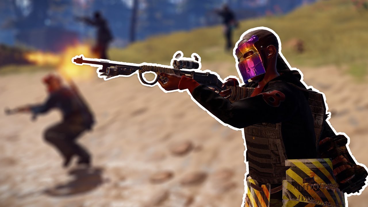 RUST // PVP MONTAGE #35 // 5hours rust noob player // 5시간 러스트 뉴비 - YouTube