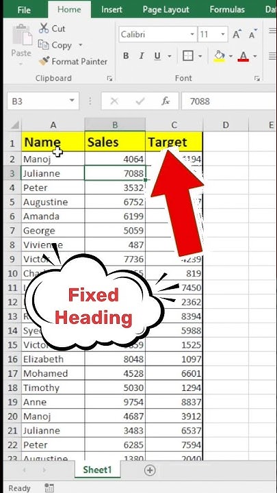 How to Lock Top Rows in Excel Freeze Panes vs. Convert to Table Method ...