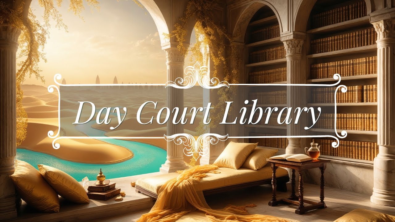 Day Court Library | Majestic Fantasy Ambience with Sunlight & Soft ...