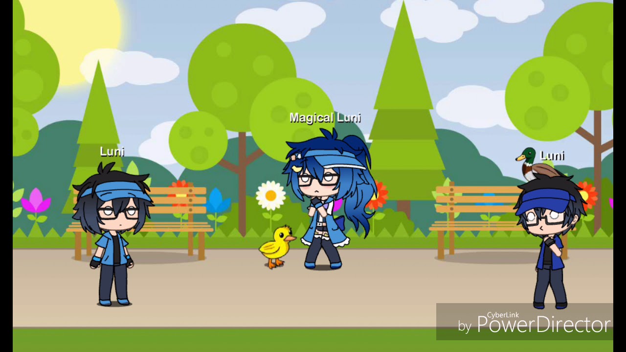 When gachalife luni meet gachaverse luni and gachalife girl luni - YouTube