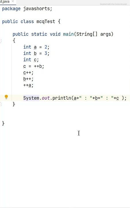 Q#15, Java interview Program | Java Programming Concept | Java in Hindi #Shorts - YouTube