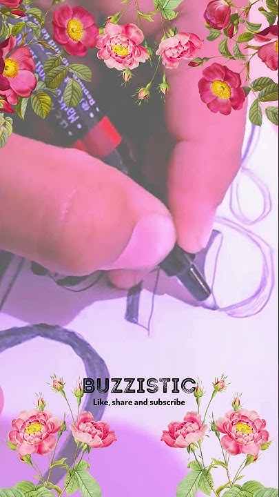 Staying Focused pencil and marker calligraphy! - YouTube