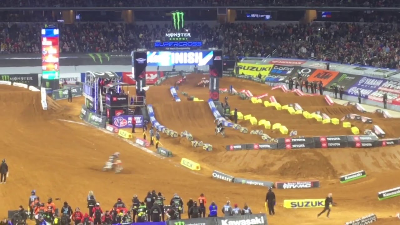 Supercross Arlington Finish Home Video 2019 - YouTube