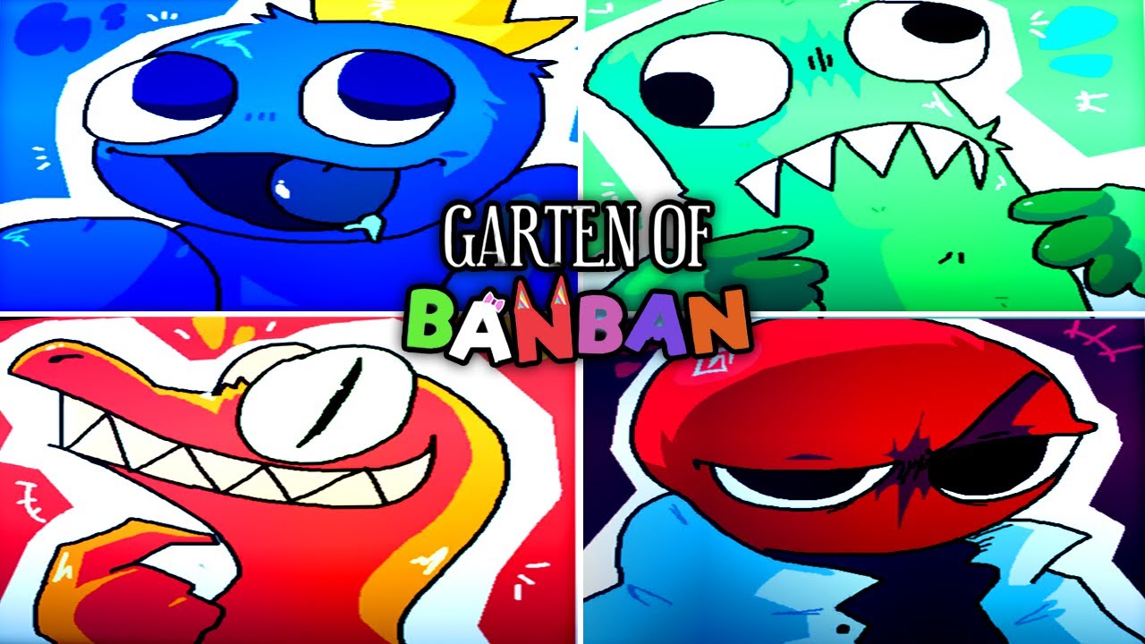 OS RAINBOW FRIENDS INVADIU O NOVO GARTEN OF BABAN NO ROBLOX! [UPDATE ...