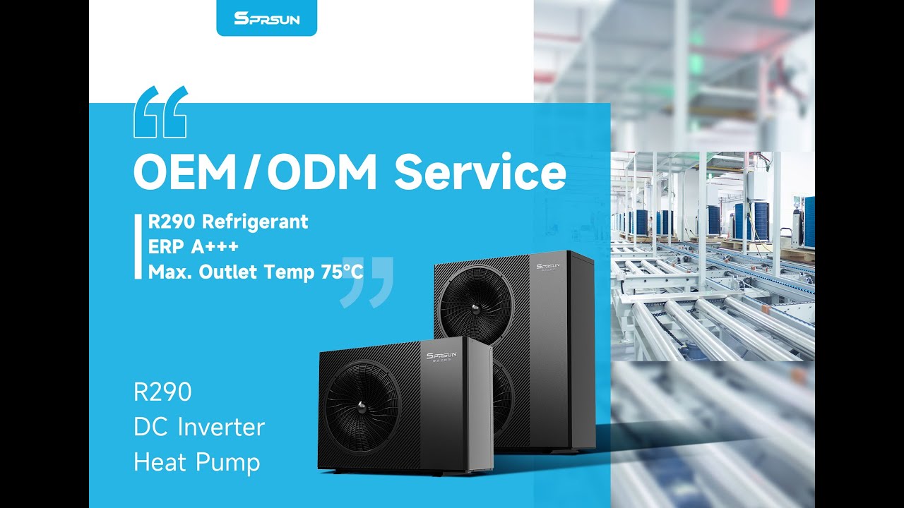 SPRSUN R290 Ultra-quiet DC Inverter Air Source Heat Pumps - YouTube