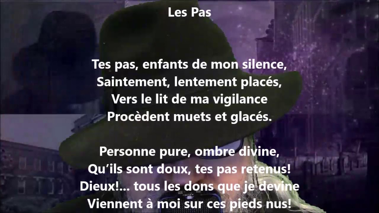 Les pas - Paul Valéry lu par Yvon Jean - YouTube