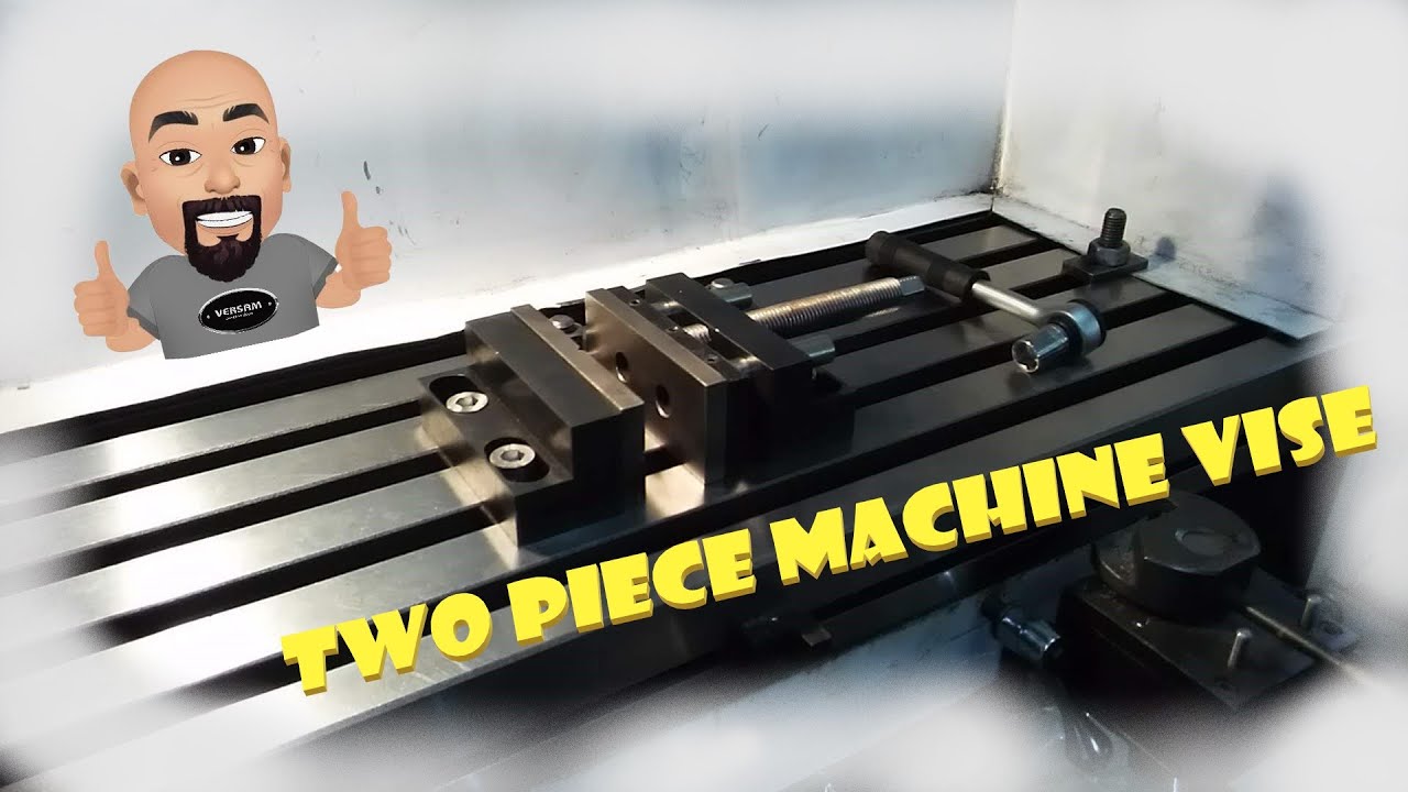 Two Piece Machine Vise for milling drilling machine - YouTube